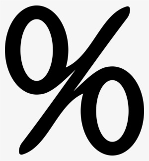 Math Clipart Black And White - Percentage Sign Vector - Free ...
