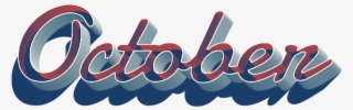 October Png Transparent Images Anaglyph 3d Logo 3d - Graphic Design ...