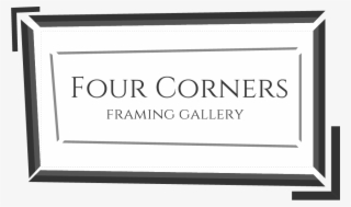 Four Corners Framing Gallery - Sign - Free Transparent PNG Download ...