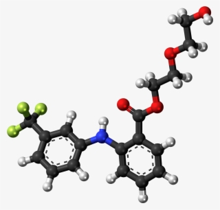 Etofenamate Molecule Ball - Structure And Iupac Name Of Salicylic Acid ...