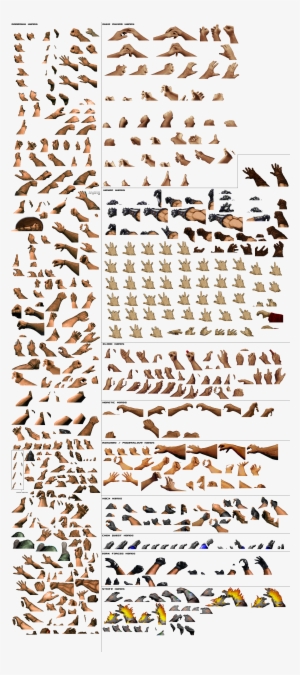 Fiybdsi - Doom Hand Template - Free Transparent PNG Download - PNGkey