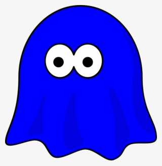 Pacman Ghost Png - Dark Blue Pacman Ghost - Free Transparent PNG ...