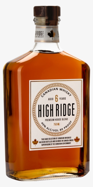 High Ridge Canadian Whiskey - Free Transparent PNG Download - PNGkey