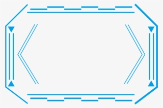 Technology Border Blue Simple Lines Png And Psd - Diagram - Free ...