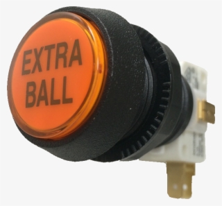 Extra Ball Button Orange - Teleconverter - Free Transparent PNG ...