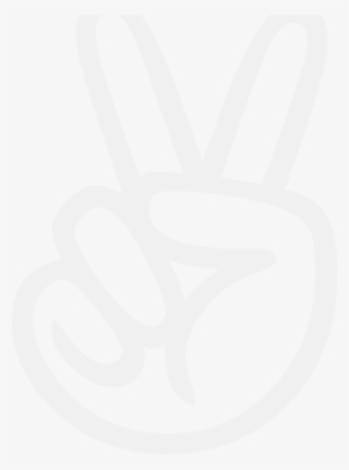 Victory Grey - Peace Sign - Free Transparent PNG Download - PNGkey