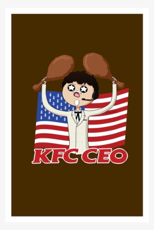 Kfc Manager - 24"x36" Poster - Illustration - Free Transparent PNG ...