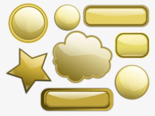 Buttons Gold Png - Gold Web Button Png - Free Transparent PNG Download ...