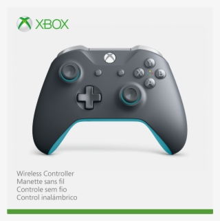 Xbox Wireless Controller Grey Blue - Free Transparent PNG Download - PNGkey