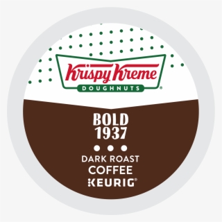 Krispy Kreme Bold 1937 Kcups Lid - Free Transparent PNG Download - PNGkey