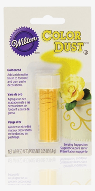 Wilton Goldenrod Color Dust - Cosmetics - Free Transparent PNG Download ...