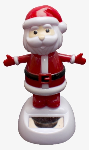Cartoon Santa Png Free - Hearthsong Holiday Solar-powered Dancers (set ...
