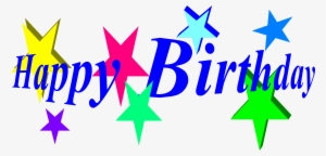 Stars Clipart Happy Birthday - Happy Birthday Clipart - Free ...