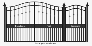 Estate Steel Gates With Letters - Steel Bar Gate Design - Free ...