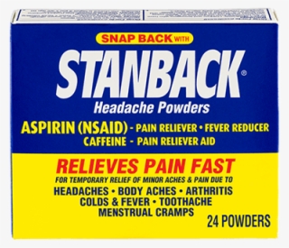Stanback® Headache Powders - Orange - Free Transparent PNG Download ...