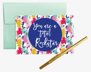 “you Are A Rockstar” - Greeting Card - Free Transparent PNG Download ...