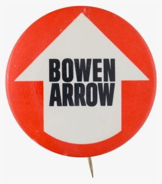 Bowen Arrow Political Button Museum - Sign - Free Transparent PNG ...