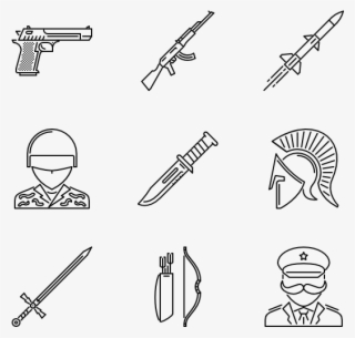 War - Line Art - Free Transparent PNG Download - PNGkey