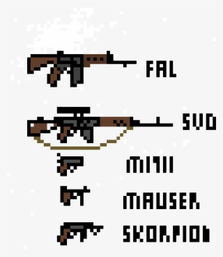 Player W/ M1911 - Pixel Art - Free Transparent PNG Download - PNGkey