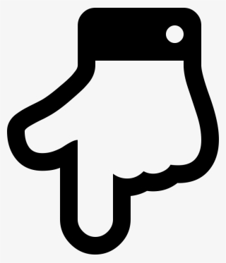 Png File Svg - Finger Pointing Down Png - Free Transparent PNG Download ...