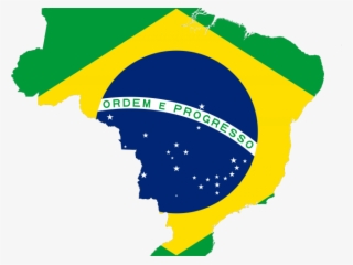 Brazil - Png Brazil Flag In Map - Free Transparent PNG Download - PNGkey
