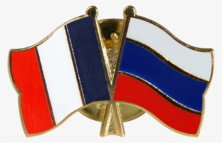 Russia Friendship Flag Pin, Badge - Pins Franco Russe - Free ...