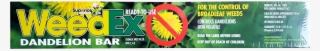 Weedex® Dandelion Bar - Label - Free Transparent PNG Download - PNGkey