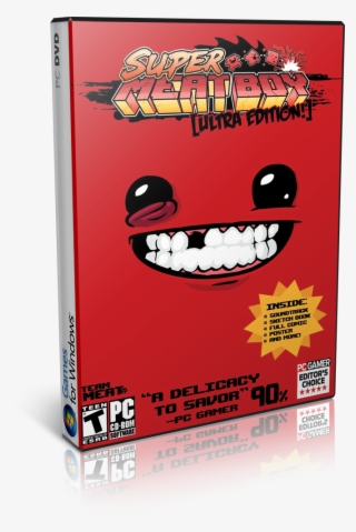 Super Meat Boy Logo Transparent - Steve Minecraft Super Meat Boy - Free ...
