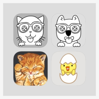 Epic Cute Animal Stickers For Imessage - Cartoon - Free Transparent PNG ...