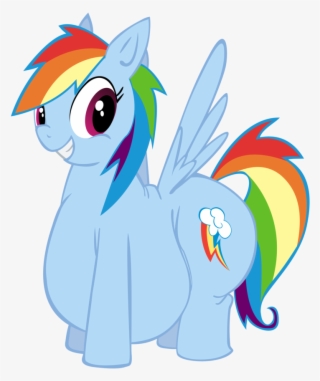 Fat, Obese, Rainbow Dash, Safe, Secretgoombaman12345, - Obesity Clipart ...