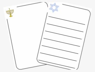 Hanukkah Writing Sheets Cover - Paper - Free Transparent PNG Download ...