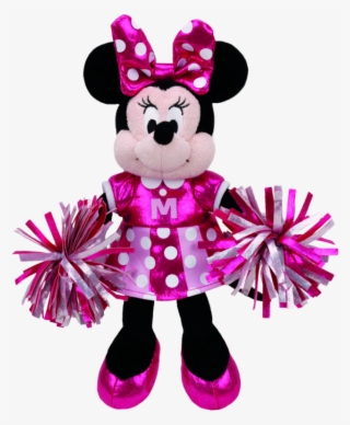 Minnie Mouse Cheerleader Sparkle Beanie Babies - Cheerleader Minnie ...