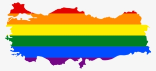 Lgbt Flag Map Of Turkey - Turkey Flag - Free Transparent PNG Download ...