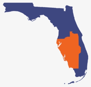 Map Of Florida - State Of Florida - Free Transparent PNG Download - PNGkey