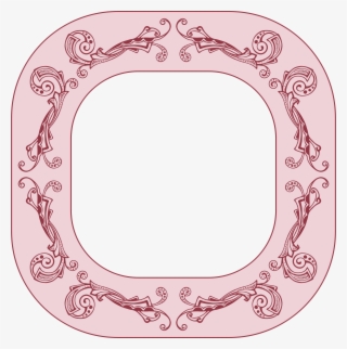 Pink Artistic Frame Clip Art - Pink Vector Png Frame - Free Transparent ...