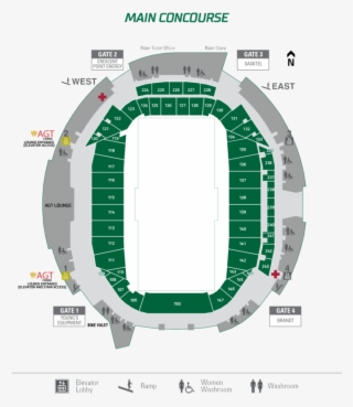 Stadium Concourse Map - Mosaic Stadium Map - Free Transparent PNG ...