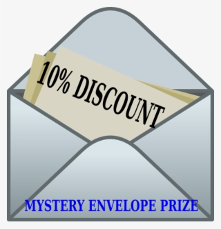Mystery Envelope Prize Clip Art - Graphic Design - Free Transparent PNG ...