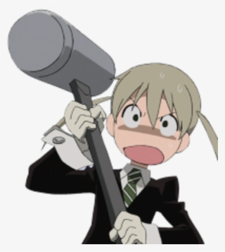 Maka W/ A Hammer - Soul Eater Maka Png - Free Transparent PNG Download ...