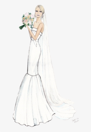 Custom Illustration For The Bride - Drawing - Free Transparent PNG ...