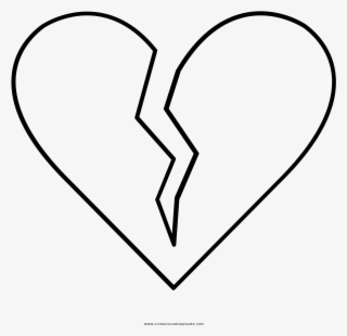 Heartbreak Coloring Page - Heart - Free Transparent PNG Download - PNGkey