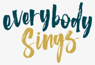 Everybody Sings Logo Master - Calligraphy - Free Transparent PNG ...