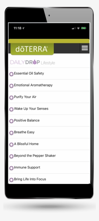 Daily Drop App1 - Doterra - Free Transparent PNG Download - PNGkey