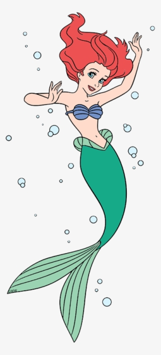 Ariel Singing Ariel Surrounded By Bubbles - Mermaid - Free Transparent ...