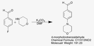 Reaction Scheme Synthesis Of 4 Morpholinobenzaldehyde - Diagram - Free ...