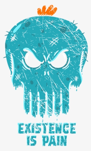 Existence Is Pain By Paulsimic - Poster - Free Transparent PNG Download ...
