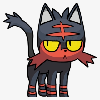 Litten - Pokemon Pixel Art Litten - Free Transparent PNG Download - PNGkey