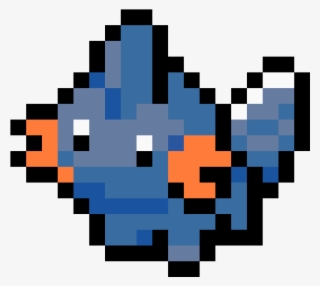 Mudkip - Angry Face Pixel Art - Free Transparent PNG Download - PNGkey