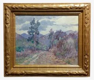 Charles Fries Eucalyptus & Mountains Near Mussey Grade - Painting ...