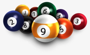 9 Ball Png Picture Library - 9 Balls Pool Transparent - Free ...