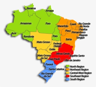 Brazil Blue Map - Free Transparent PNG Download - PNGkey